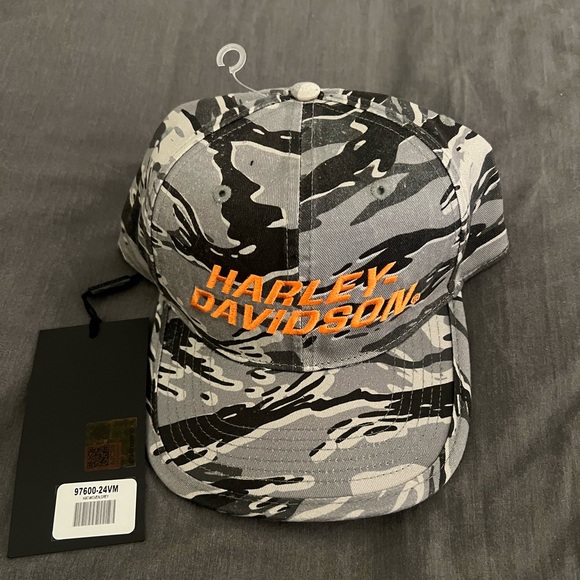 Harley-Davidson | Accessories | Harleydavidson Camo Snapback Hat New ...